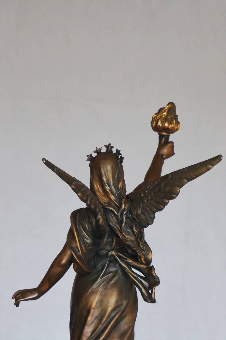 French Bronze Sculpture, Signed Bouret at 1stDibs