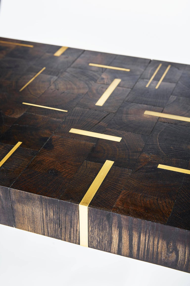 Amuneal's Butcher Block Console Table For Sale at 1stDibs