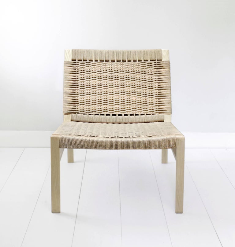 Lars Contemporary Woven Lounge Chair For Sale at 1stDibs