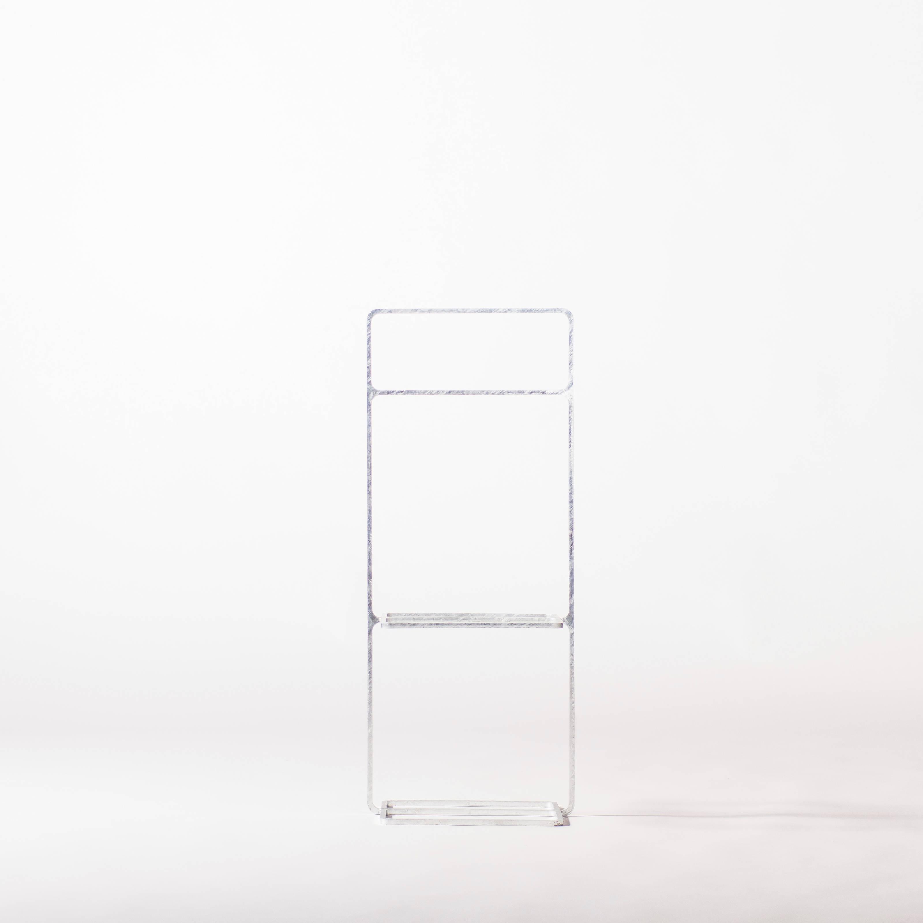 Minimal Magazine Rack in Laser-Cut Galvanized Steel at 1stDibs ...