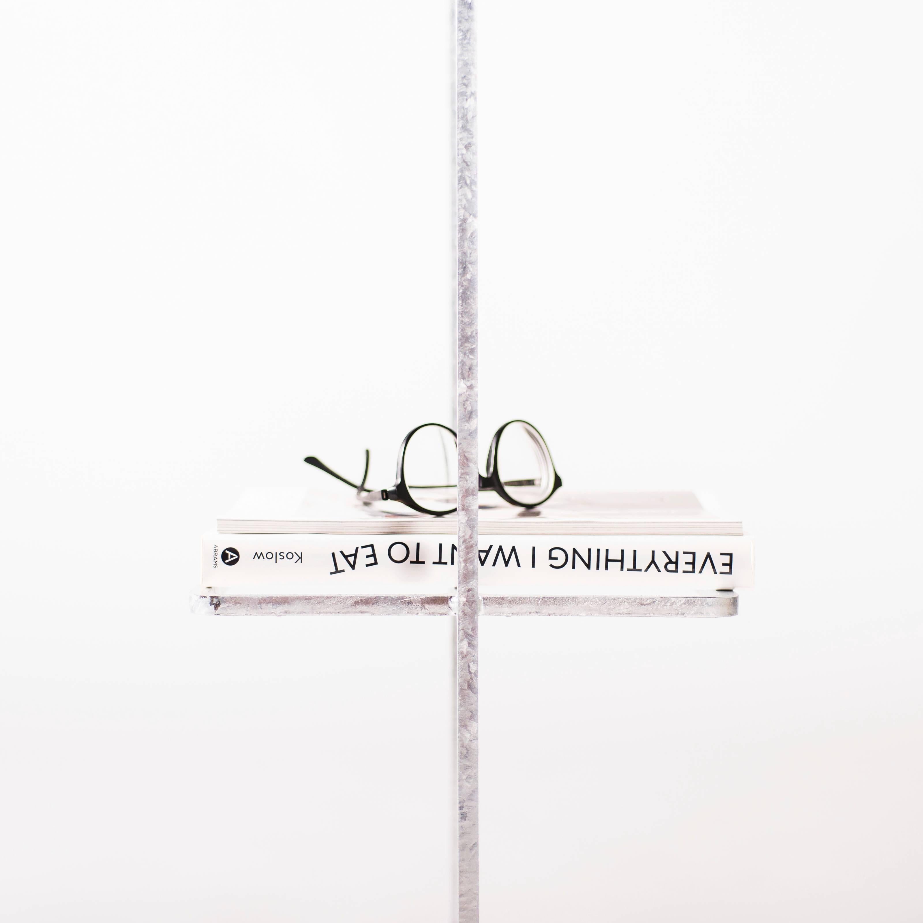 Minimal Magazine Rack in Laser-Cut Galvanized Steel at 1stDibs ...