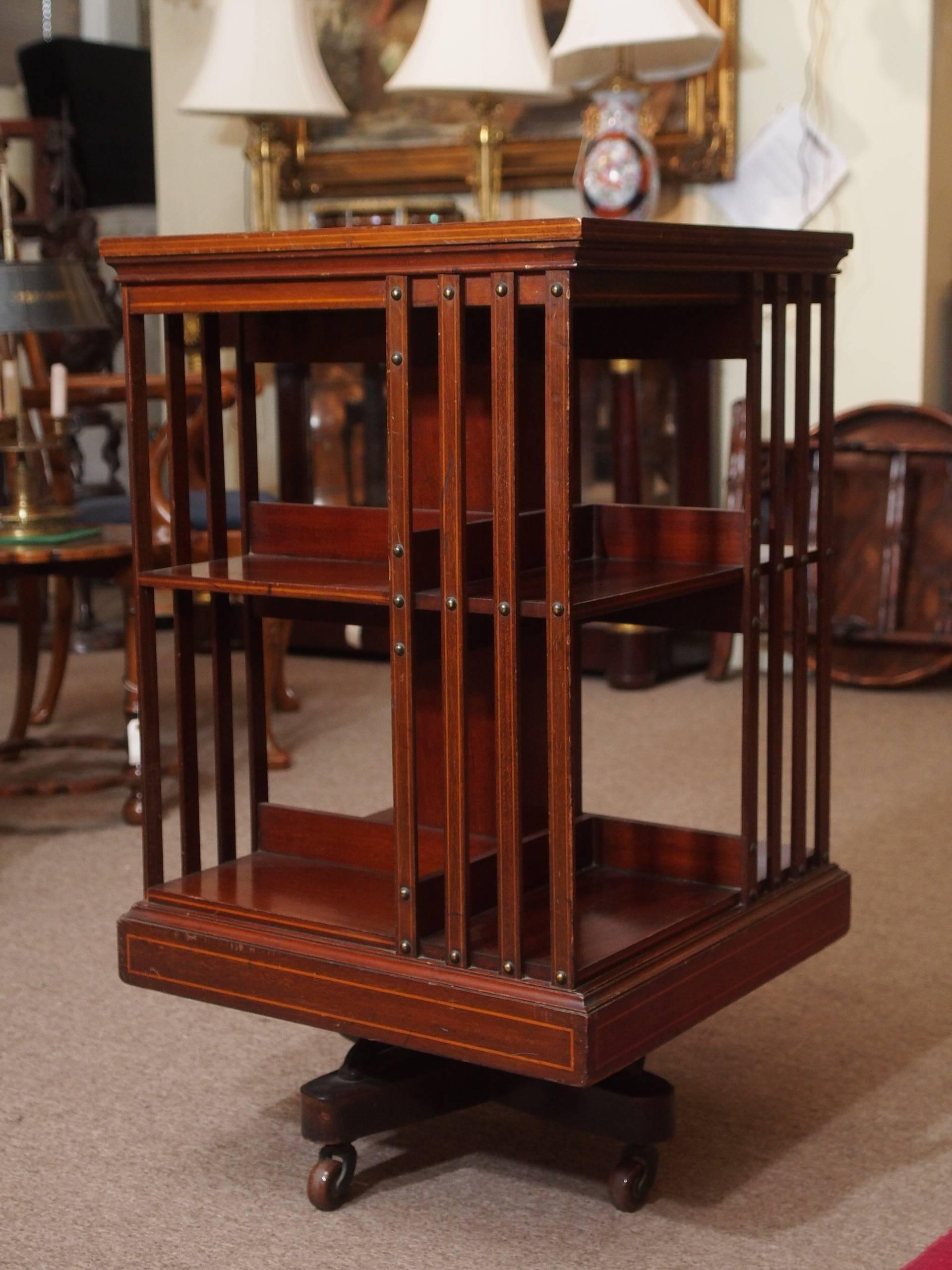 Antique English Mahogany Revolving Bookstand at 1stDibs | revolving ...