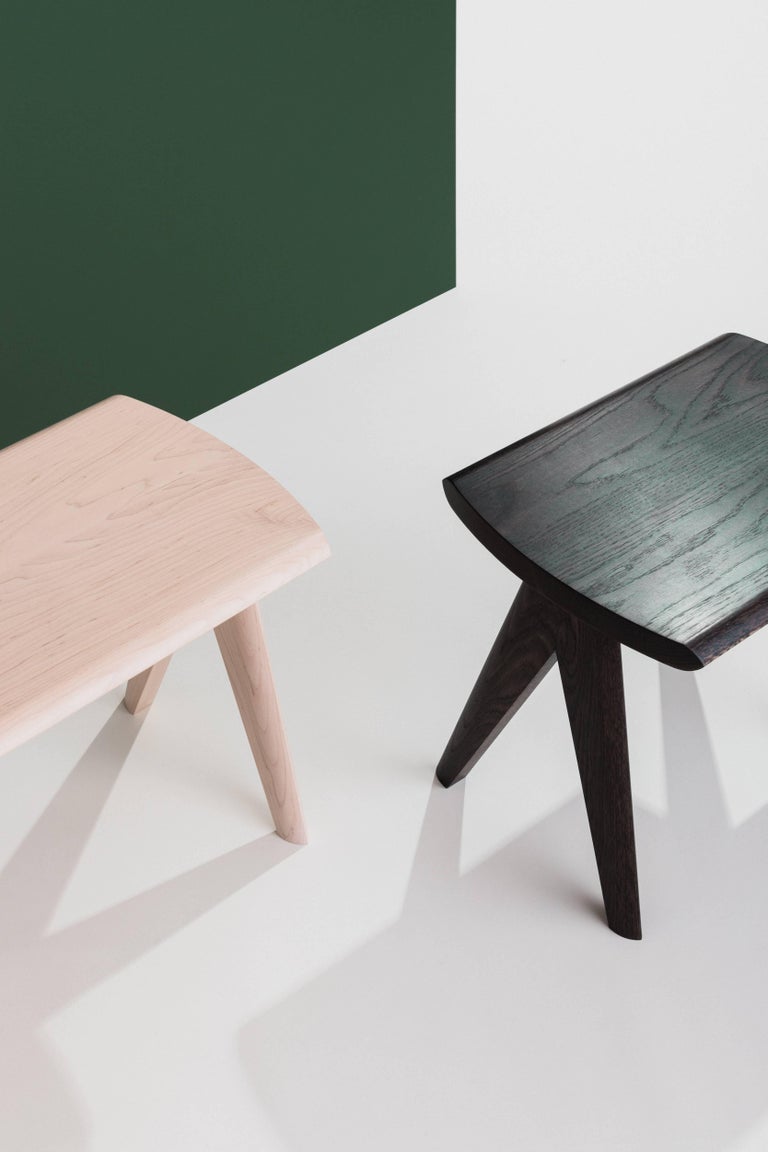 Crest Bench by Tretiak Works, Contemporary Handmade Solid Maple Bench ...