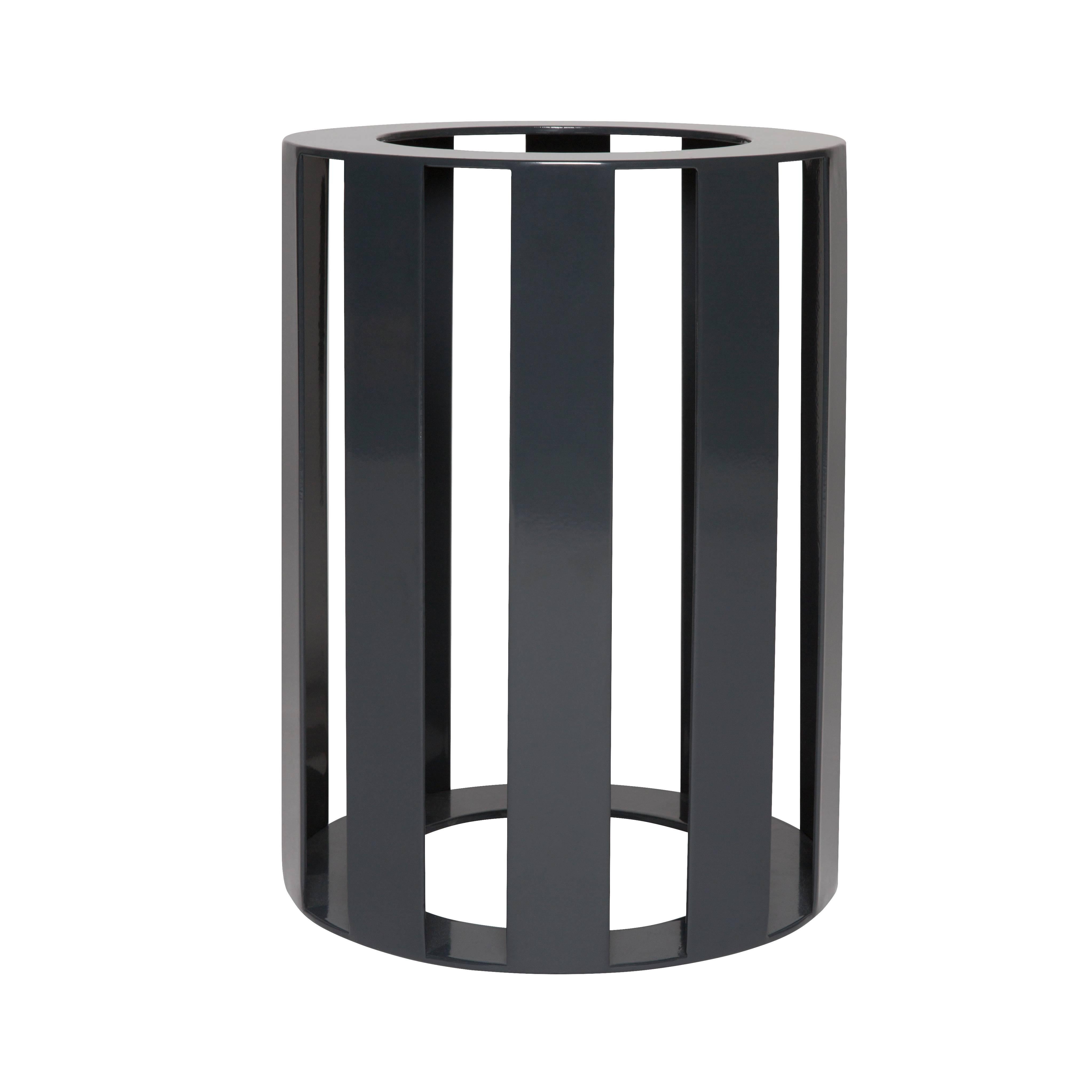 Float Side Table by Pieces, Modern Customizable End Table in Stone Wood Glass For Sale at 1stDibs