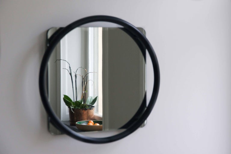 Vima Mirror, 21th Century Contemporary Style Bauhaus Steel Tube ...