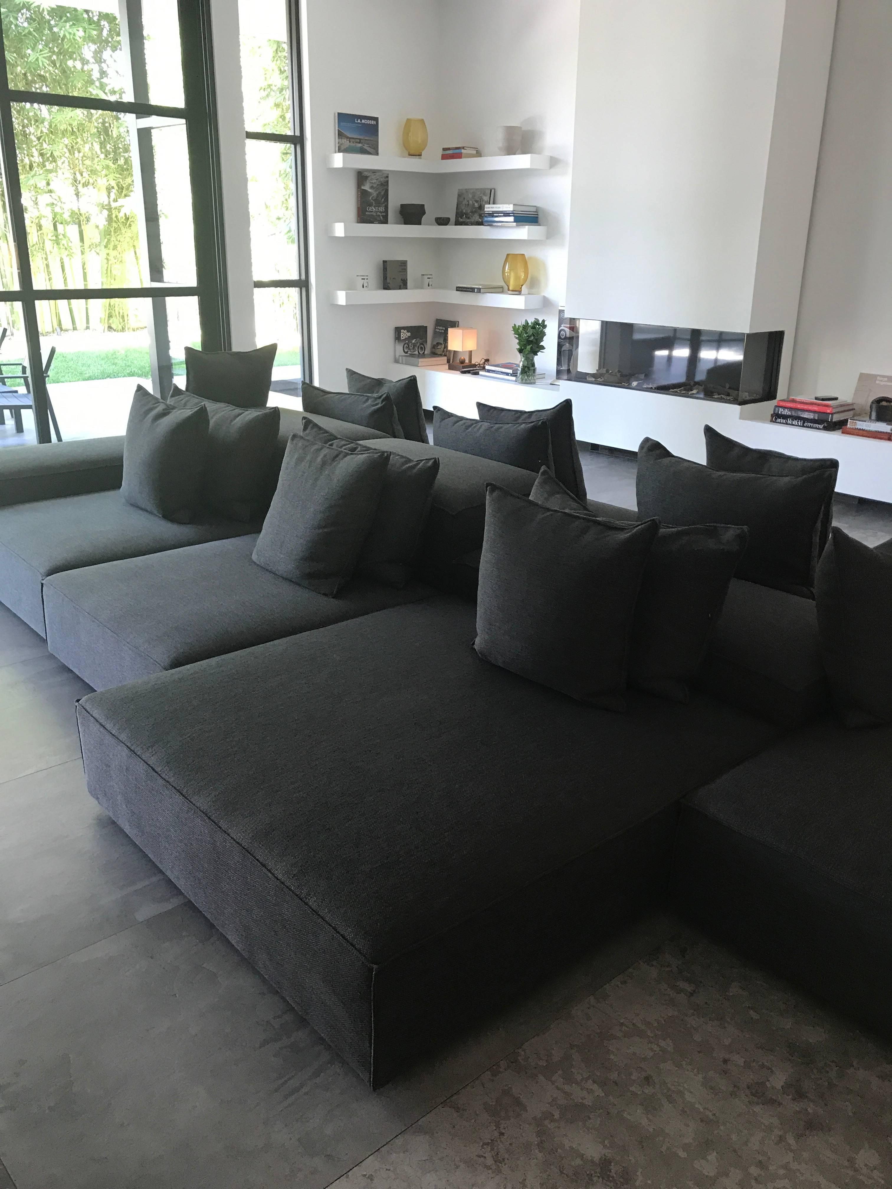 Living Divani, Lounge 14 Cushion Sofa and 12 Modules For Sale at ...