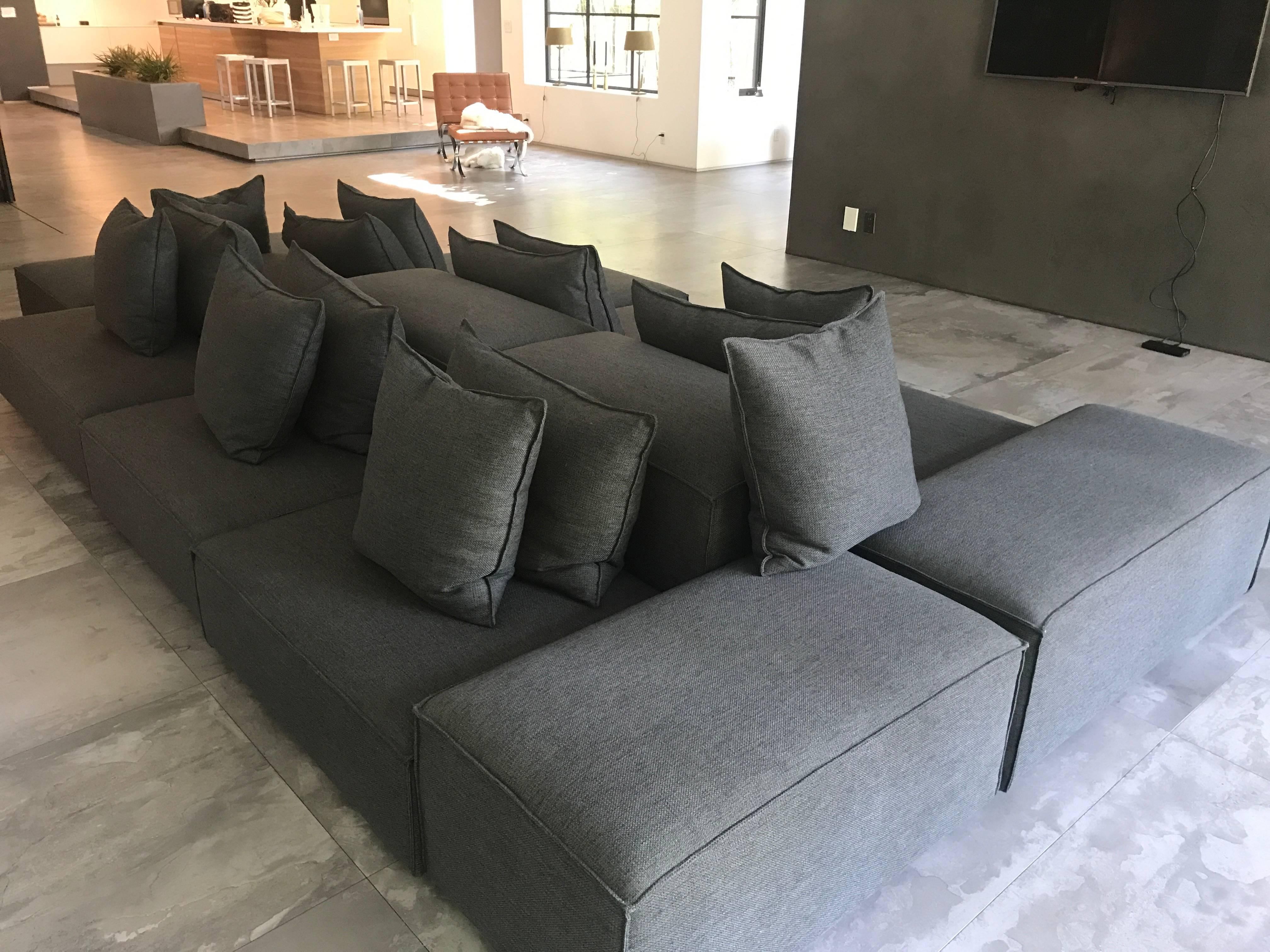 Living Divani, Lounge 14 Cushion Sofa and 12 Modules For Sale at ...