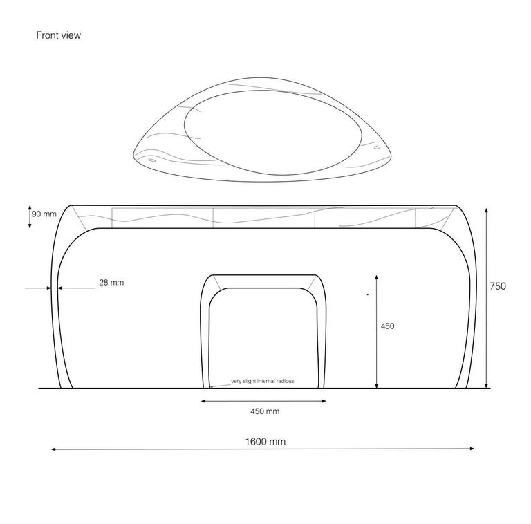 Steam Bent Dressing Table and Stool in Solid Ash by Jonathan Field ...