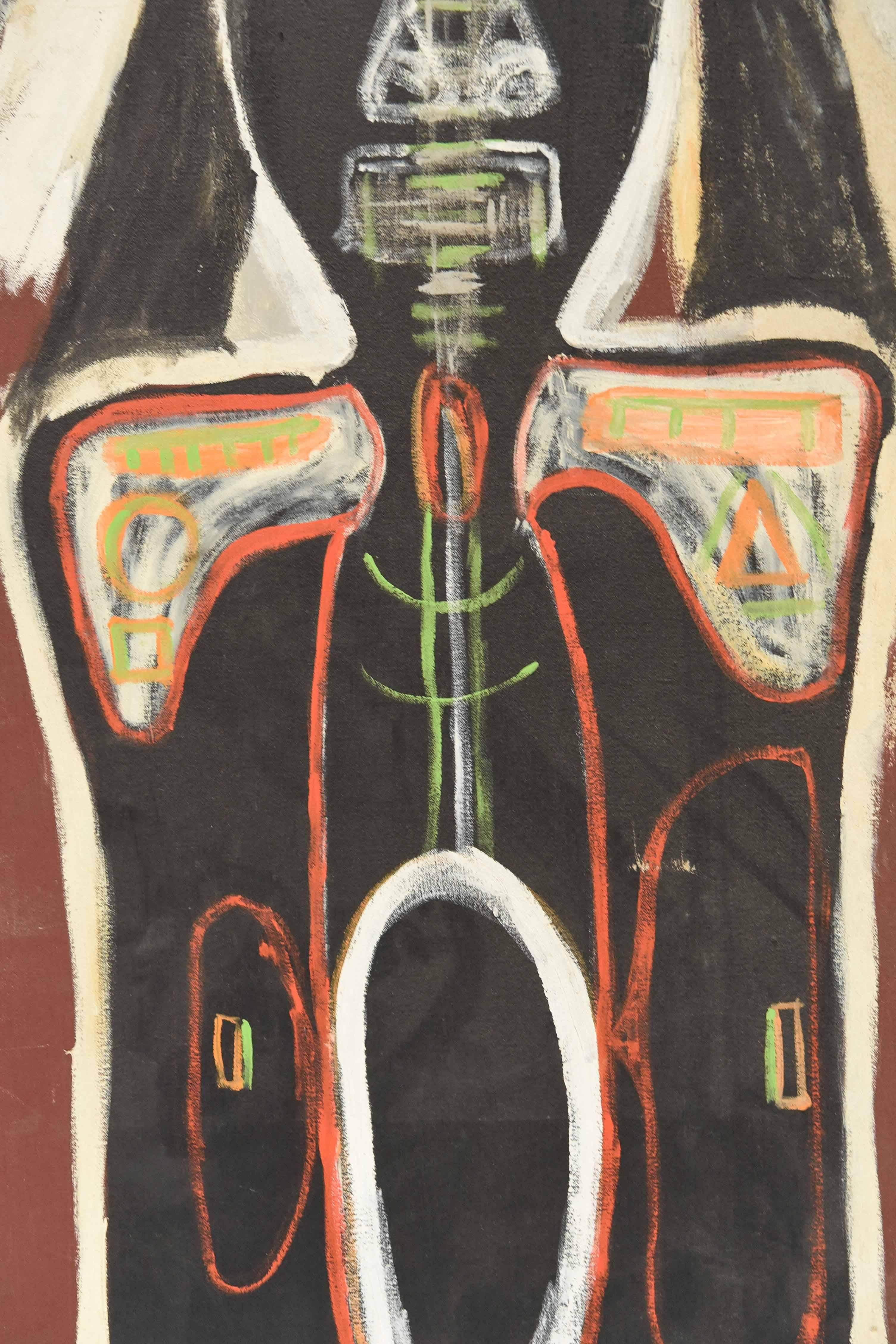 Shenge Ka Pharaoh 'Trinidad' Abstract Painting For Sale at 1stDibs ...