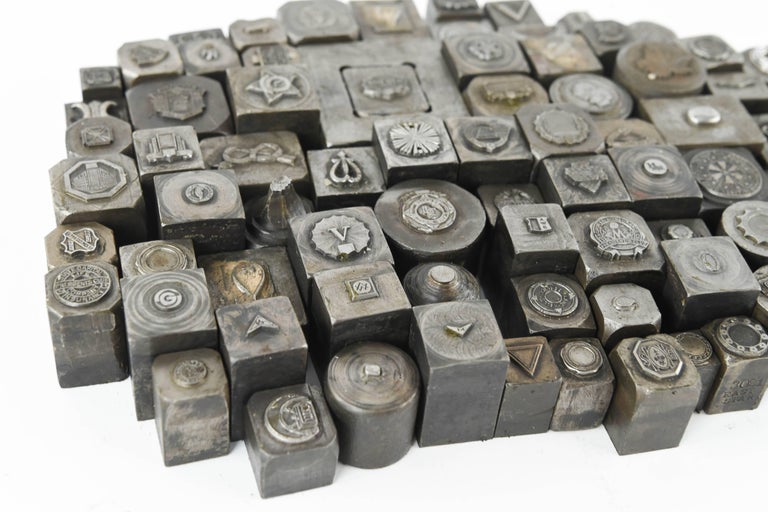 Antique Metal Die Stamp/Seal Collection For Sale at 1stDibs | vintage ...