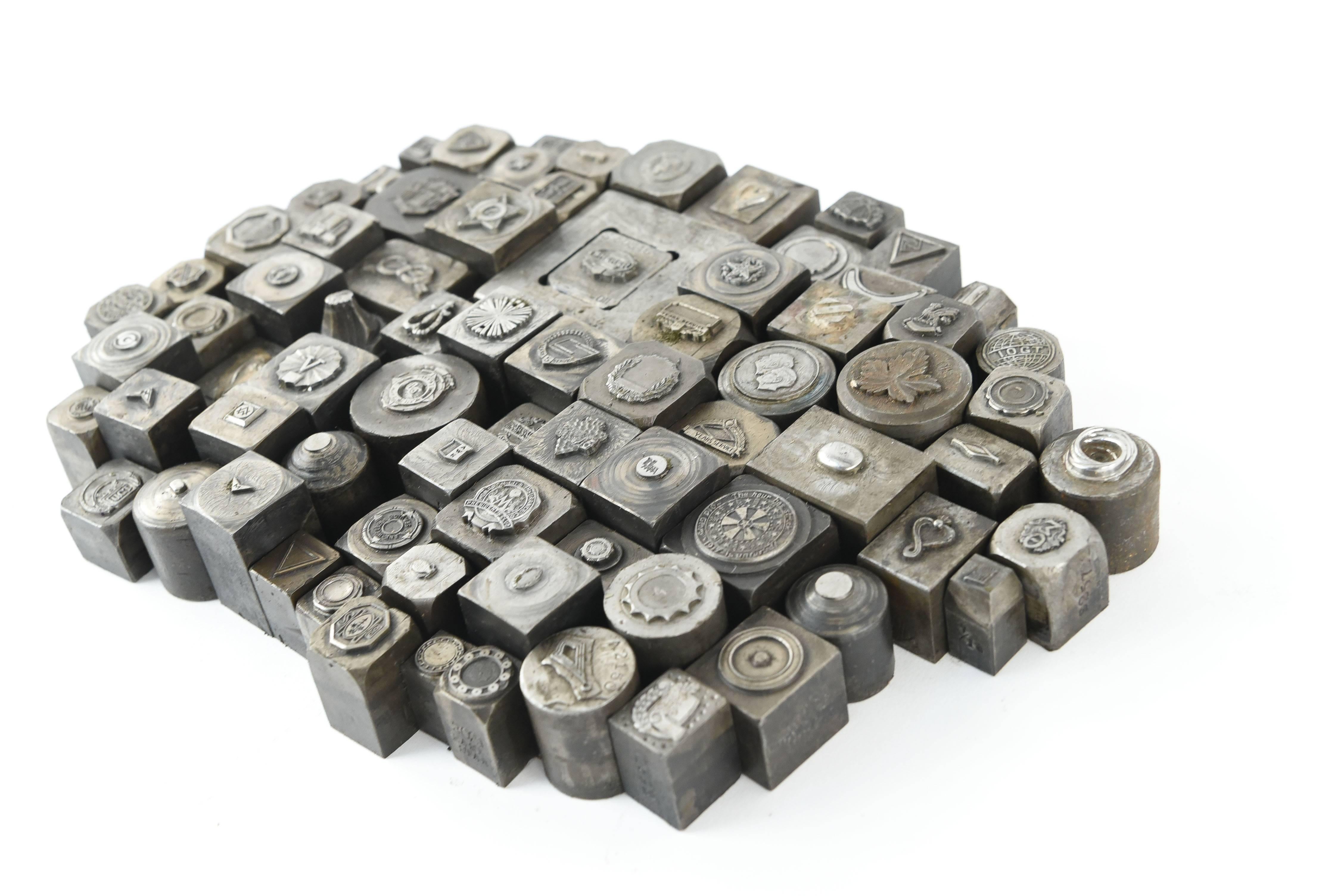 Antique Metal Die Stamp/Seal Collection For Sale at 1stDibs | antique ...