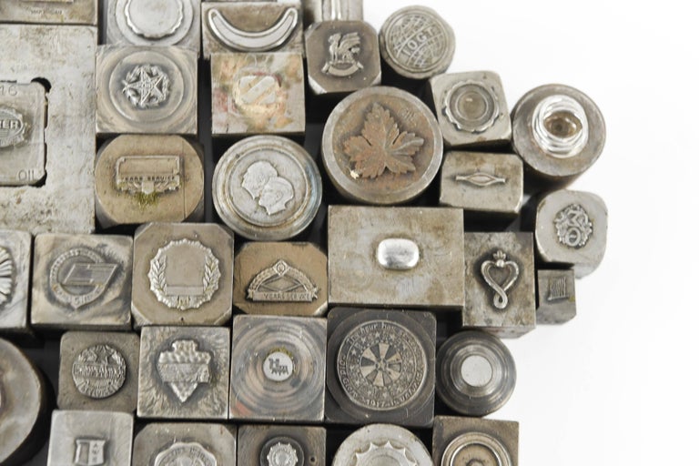 Antique Metal Die Stamp/Seal Collection For Sale at 1stDibs | vintage ...