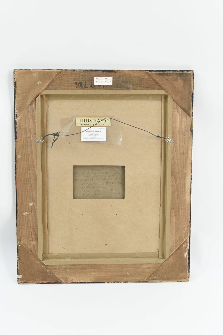 Robert Goss Bowen Jr. Oil on Canvas of Pirates For Sale at 1stDibs ...