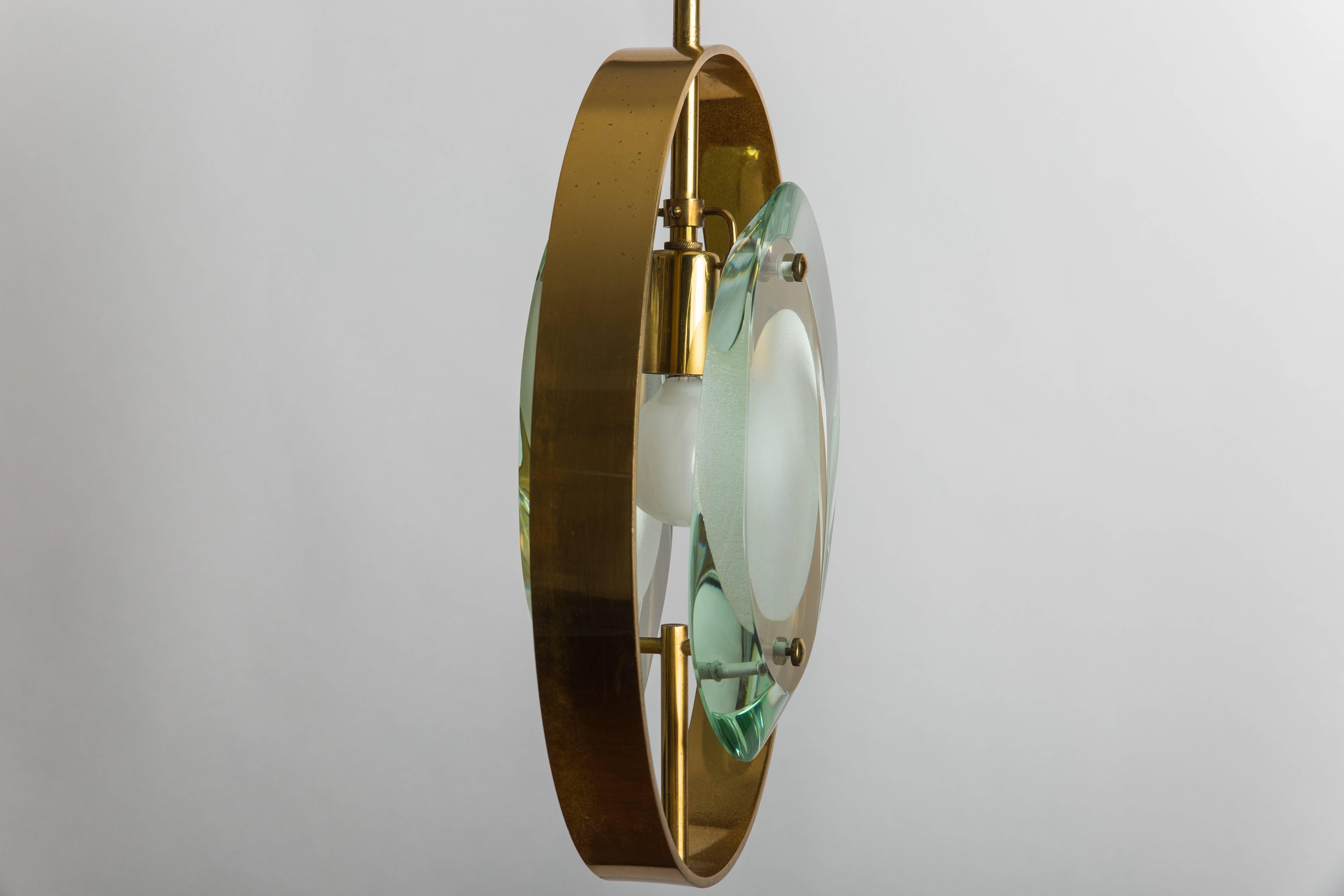 Max Ingrand for Fontana Arte Pendant Light Model 1933 at 1stDibs