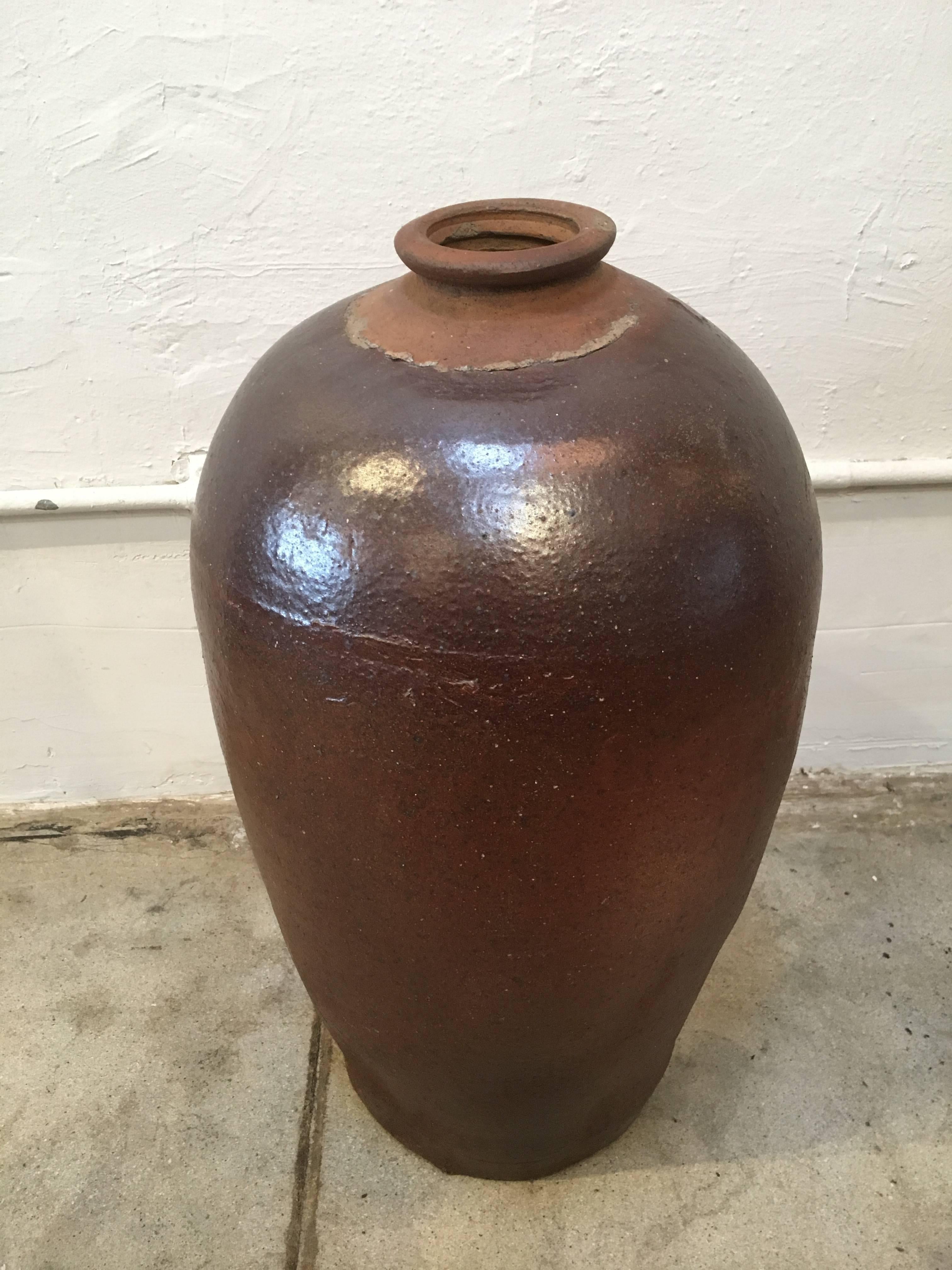 Tall Vintage European Ceramic Vase at 1stDibs | tall vintage vase
