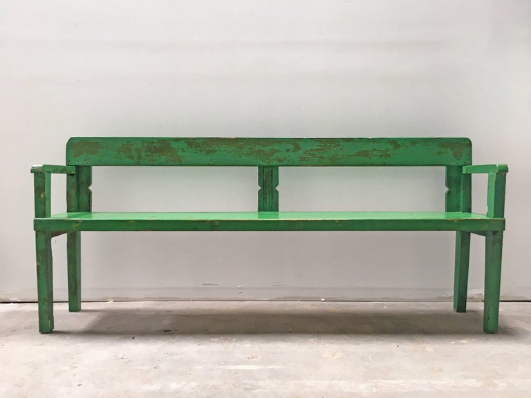 Antique 19th Century European Bench at 1stDibs