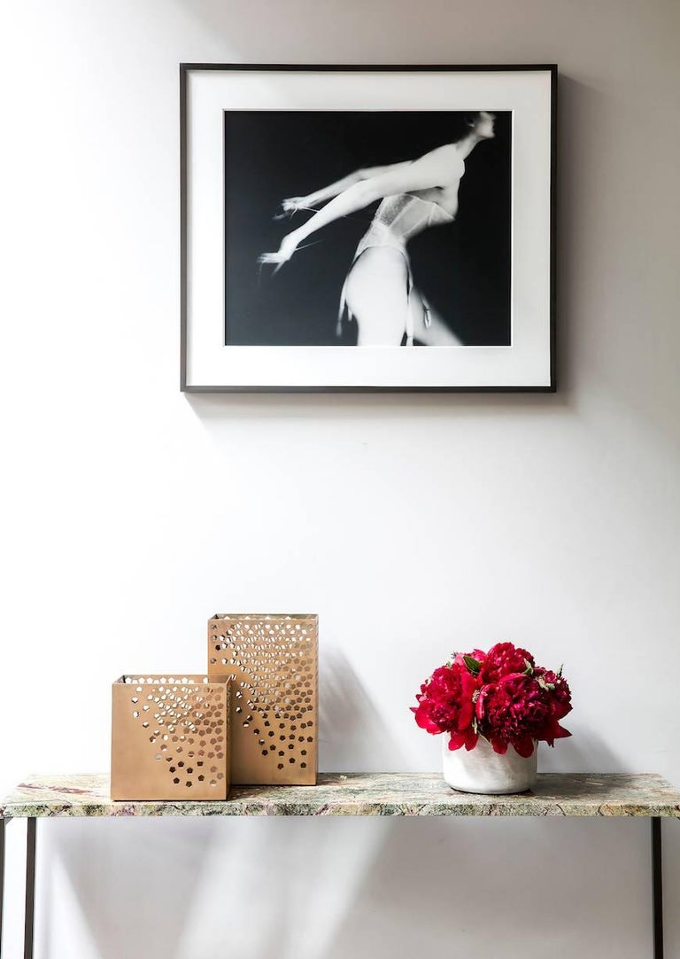 Vulcano Candle Lantern with Pentagon Laser Cut Design at 1stDibs ...