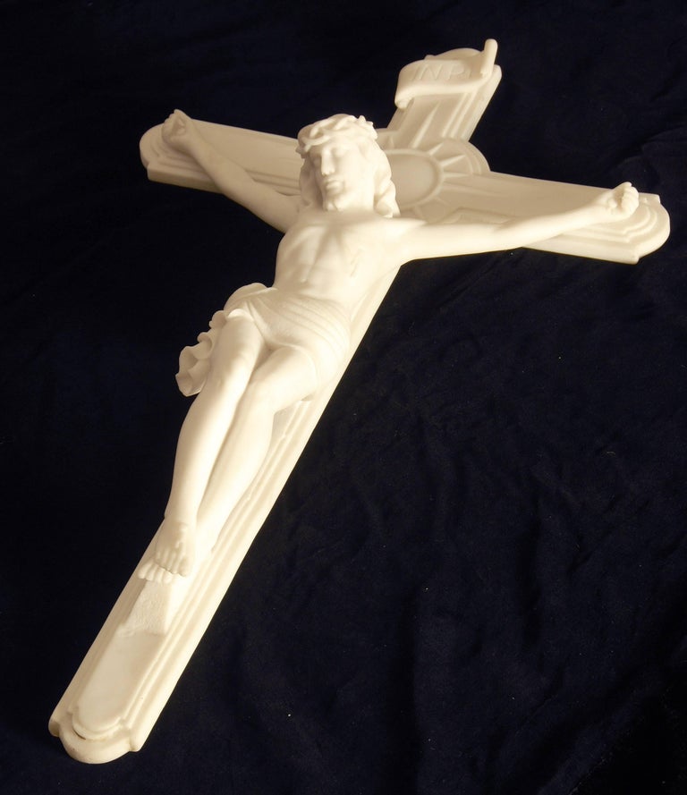 Large Marble Crucifix at 1stDibs