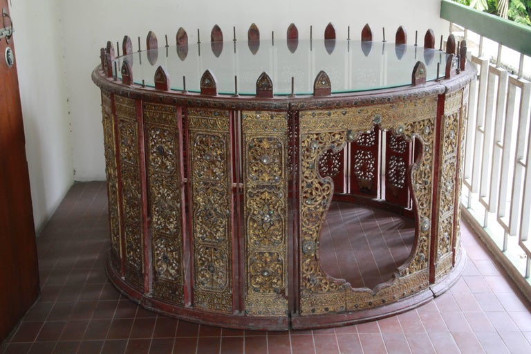 Centre Table Repurposed from a Traditional Burmese Drum/Percussion ...