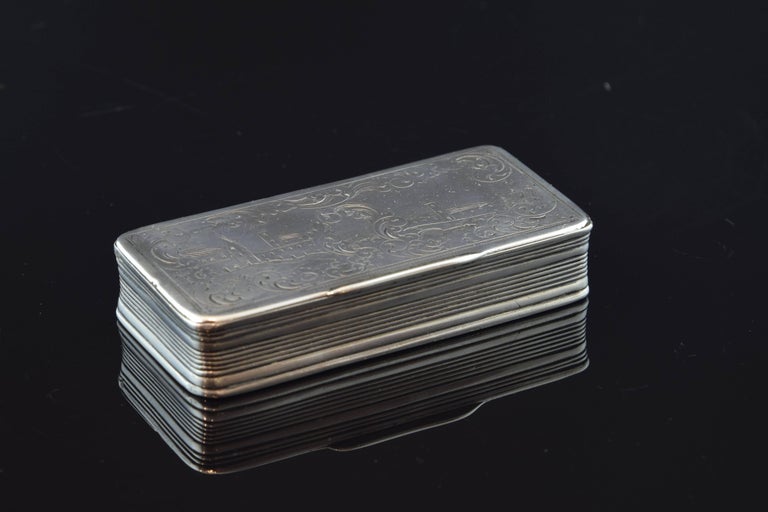 Silver Box Oporto (Portugal), 18th Century with Hallmarks and Carving ...