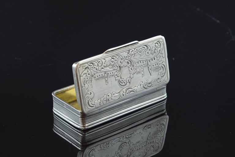 Silver Box Oporto (Portugal), 18th Century with Hallmarks and Carving ...