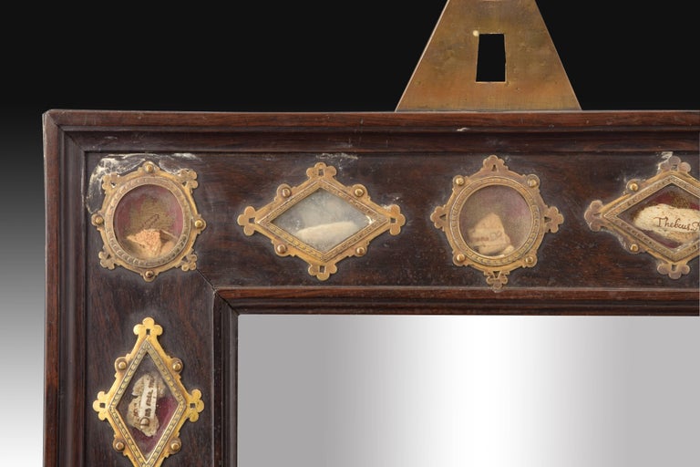 Reliquary Frame, Gilded Bronze, Ebony 17th Century at 1stdibs