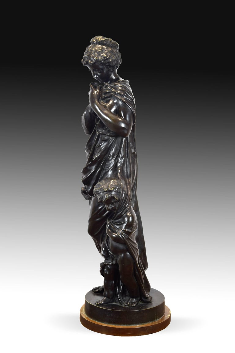 "Allegory of the Winter", Bronze, Étienne Alexandre, France, 19th ...