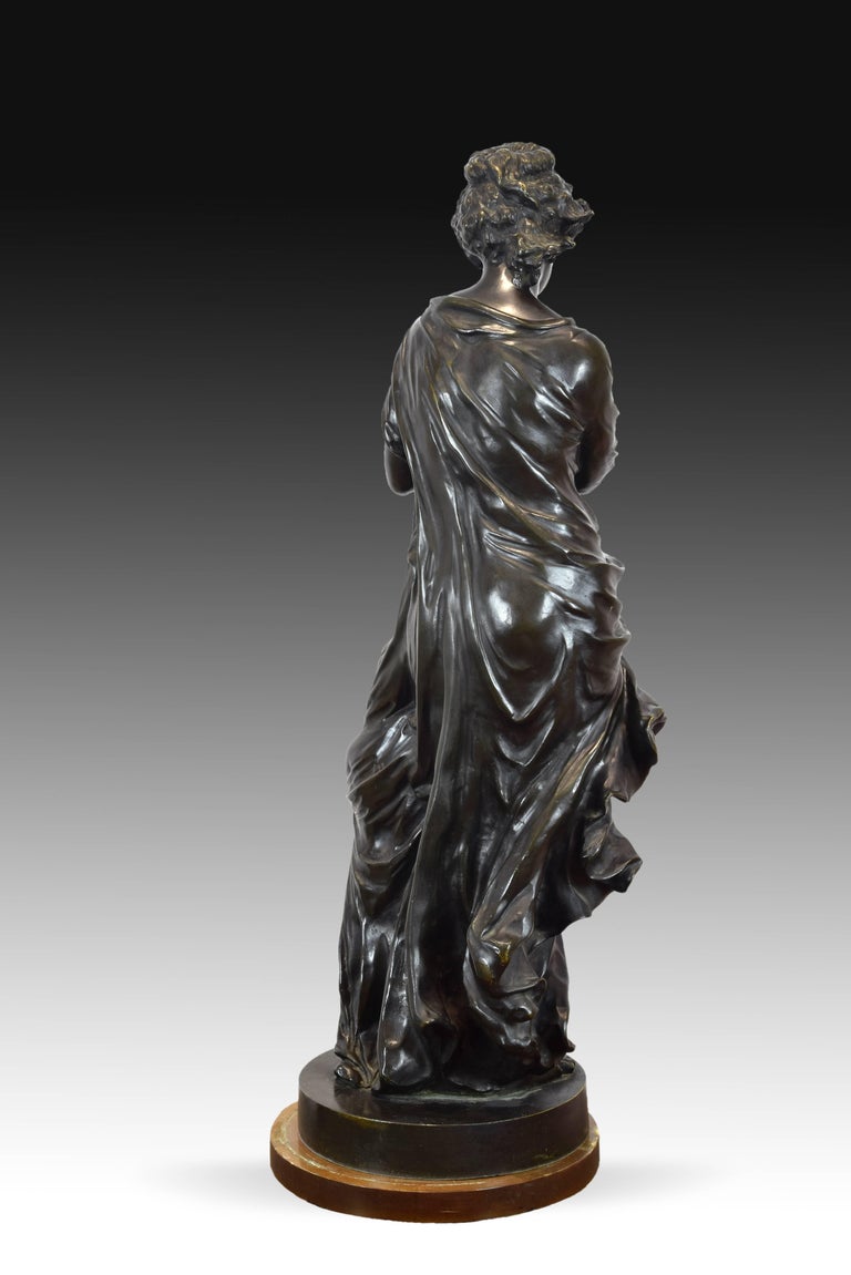 "Allegory of the Winter", Bronze, Étienne Alexandre, France, 19th ...