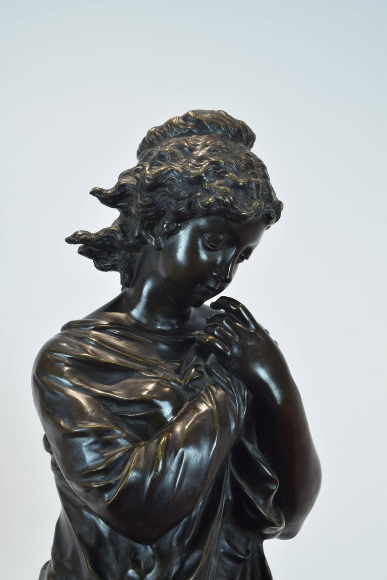 "Allegory of the Winter", Bronze, Étienne Alexandre, France, 19th ...