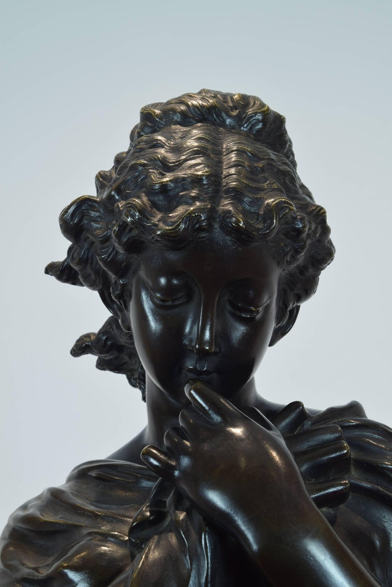"Allegory of the Winter", Bronze, Étienne Alexandre, France, 19th ...