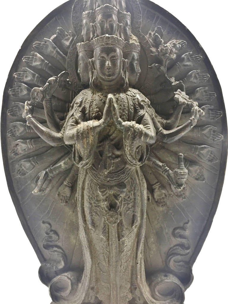 Fine Bronze Thousand Hand Kwan Yin Statue For Sale At 1stdibs