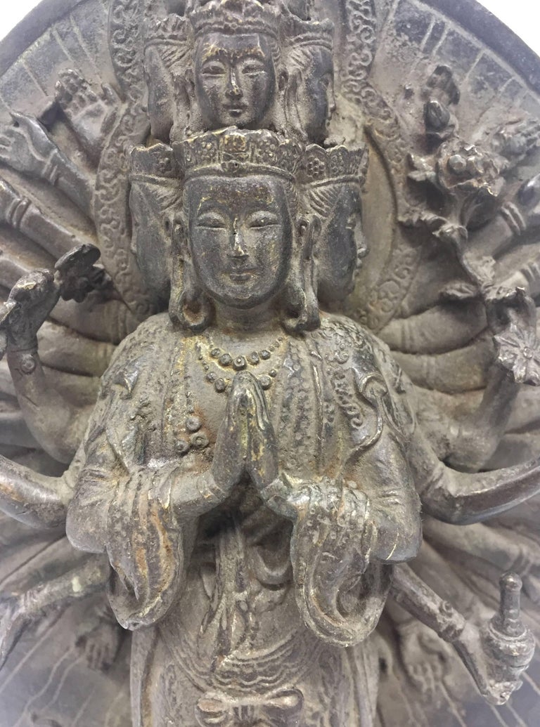 Fine Bronze Thousand Hand Kwan Yin Statue For Sale At 1stdibs