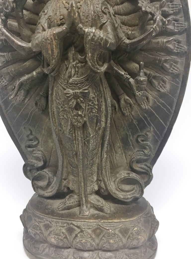 Fine Bronze Thousand Hand Kwan Yin Statue For Sale At 1stdibs