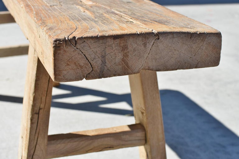 Antique Rustic Country Benches, Set of 2 at 1stDibs