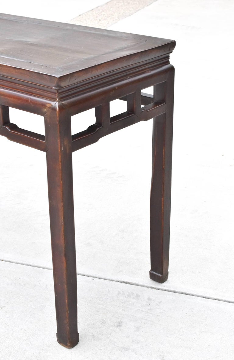 Chinese Antique Side Table, Ming Style, Double Sided at 1stDibs
