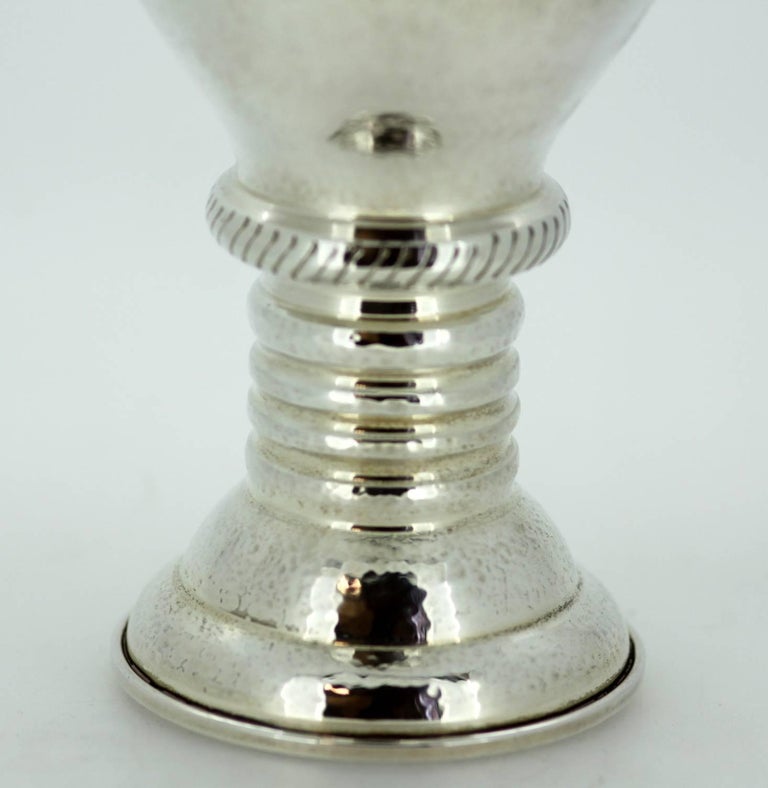 Lalounis, Solid Sterling Silver Greek Goblet, circa 1950 at 1stDibs