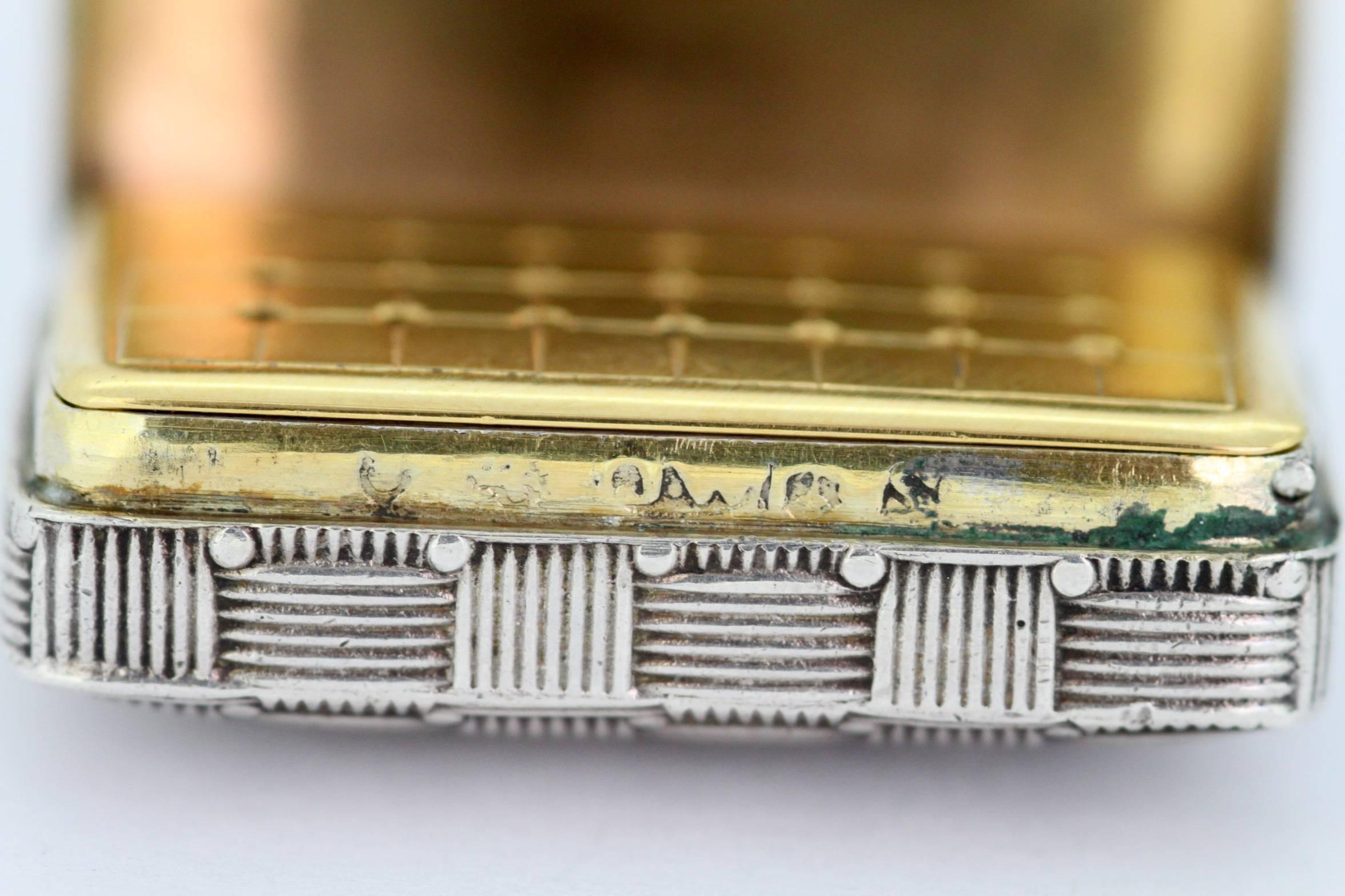 George III Silver Vinaigrette - Joseph Willmore - Birmingham - 1816 For ...