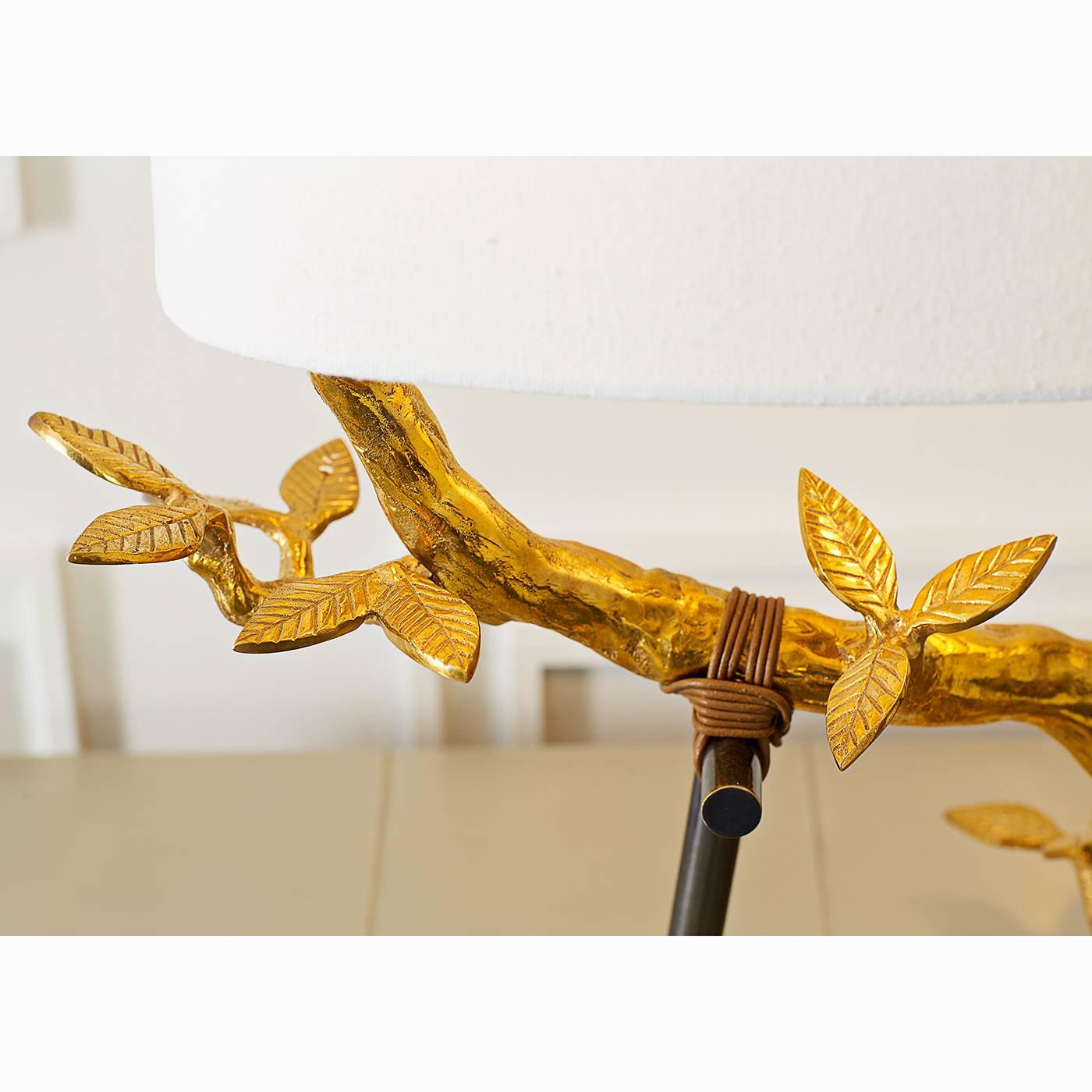 Kyoto Cast Brass Table Lamp at 1stDibs | kyoto table lamp