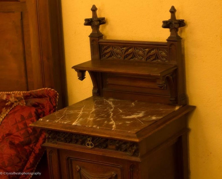 Gothic Revival Bedroom Suite, circa 1870 For Sale at 1stDibs