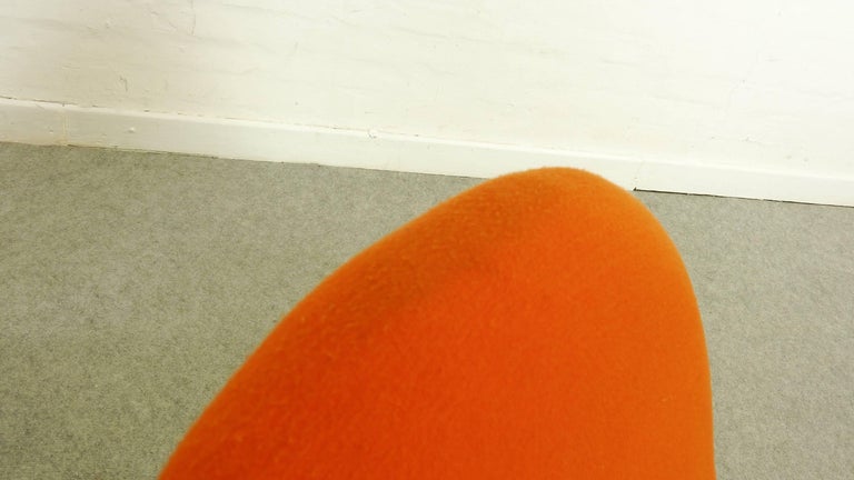 Pair of orange Sadima Chairs by Luigi Colani, BASF 1970s, Space Age For ...