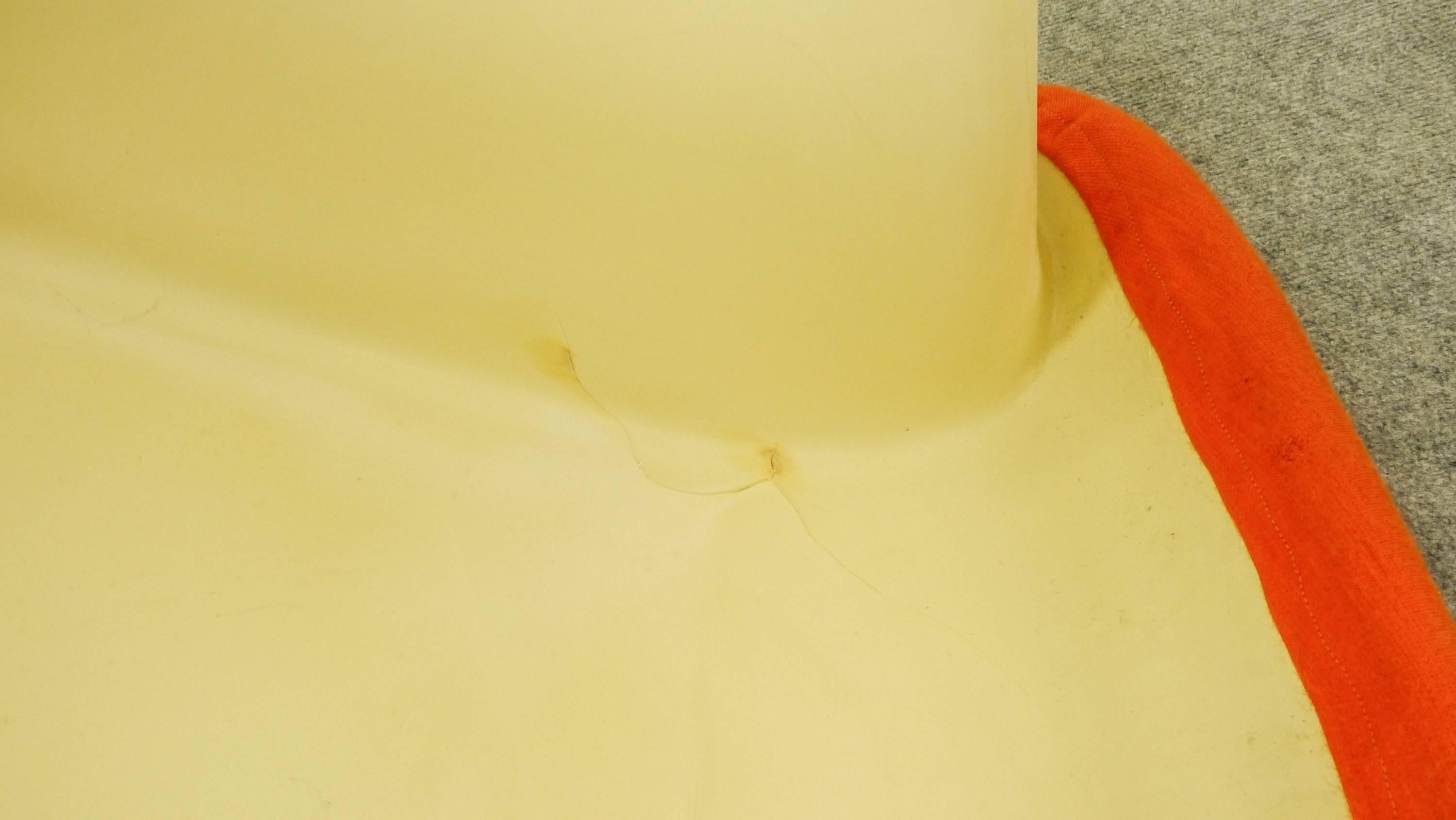 Pair of orange Sadima Chairs by Luigi Colani, BASF 1970s, Space Age For ...