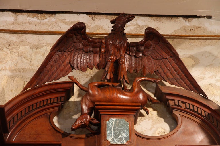 Huge Cynegetic or Hunting Dresser in Solid Walnut and Walnut Plywood on ...