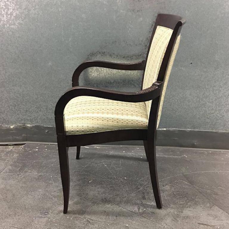 Hickory Chair Geometric Upholstered Sticking Chair at 1stDibs