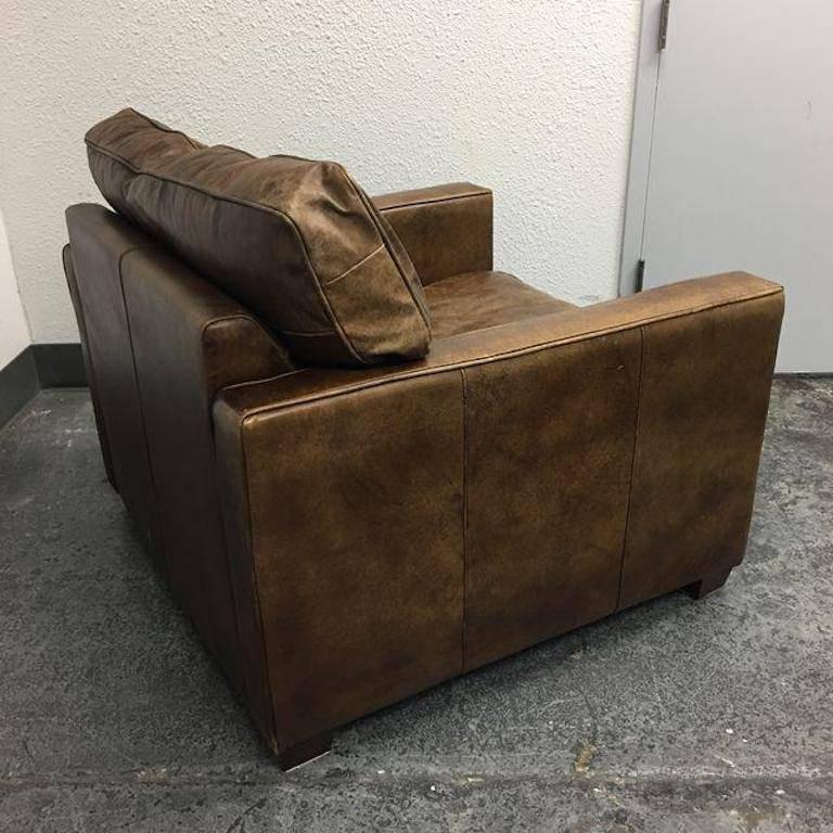 Four Hands Hemingway Chair in Cigar Leather at 1stDibs