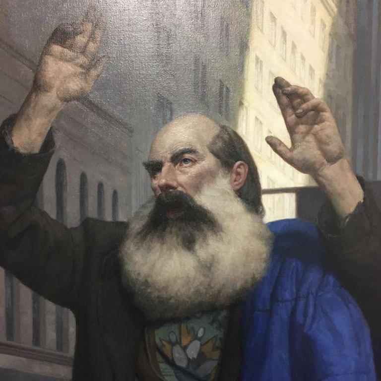 Original Oil on Canvas Carl Dobsky "The Prophet " at 1stDibs