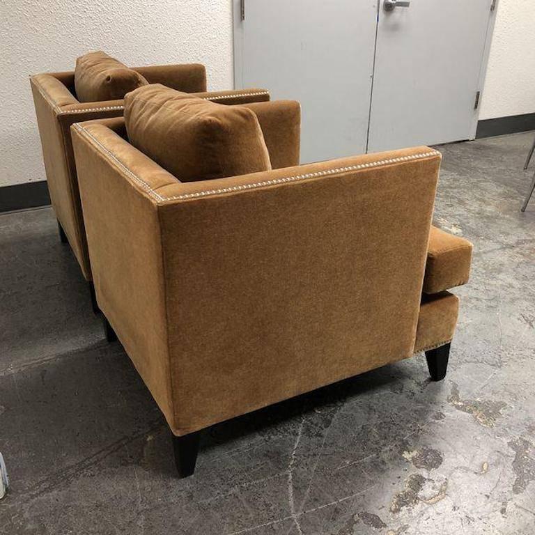 Pair of William Sonoma Hyde Mohair Chairs at 1stDibs | williams sonoma ...