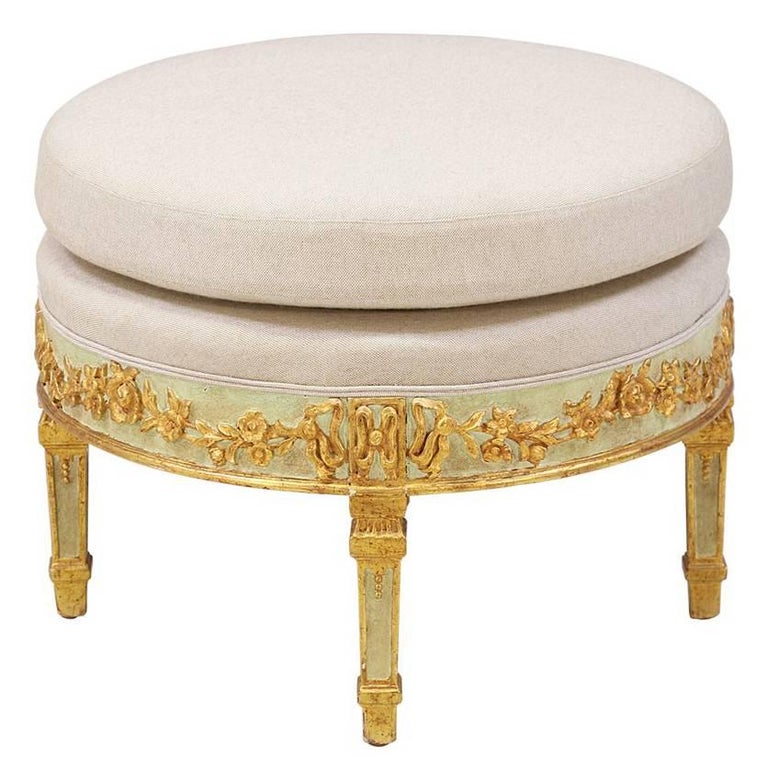 Italian Neoclassical Ottoman at 1stDibs