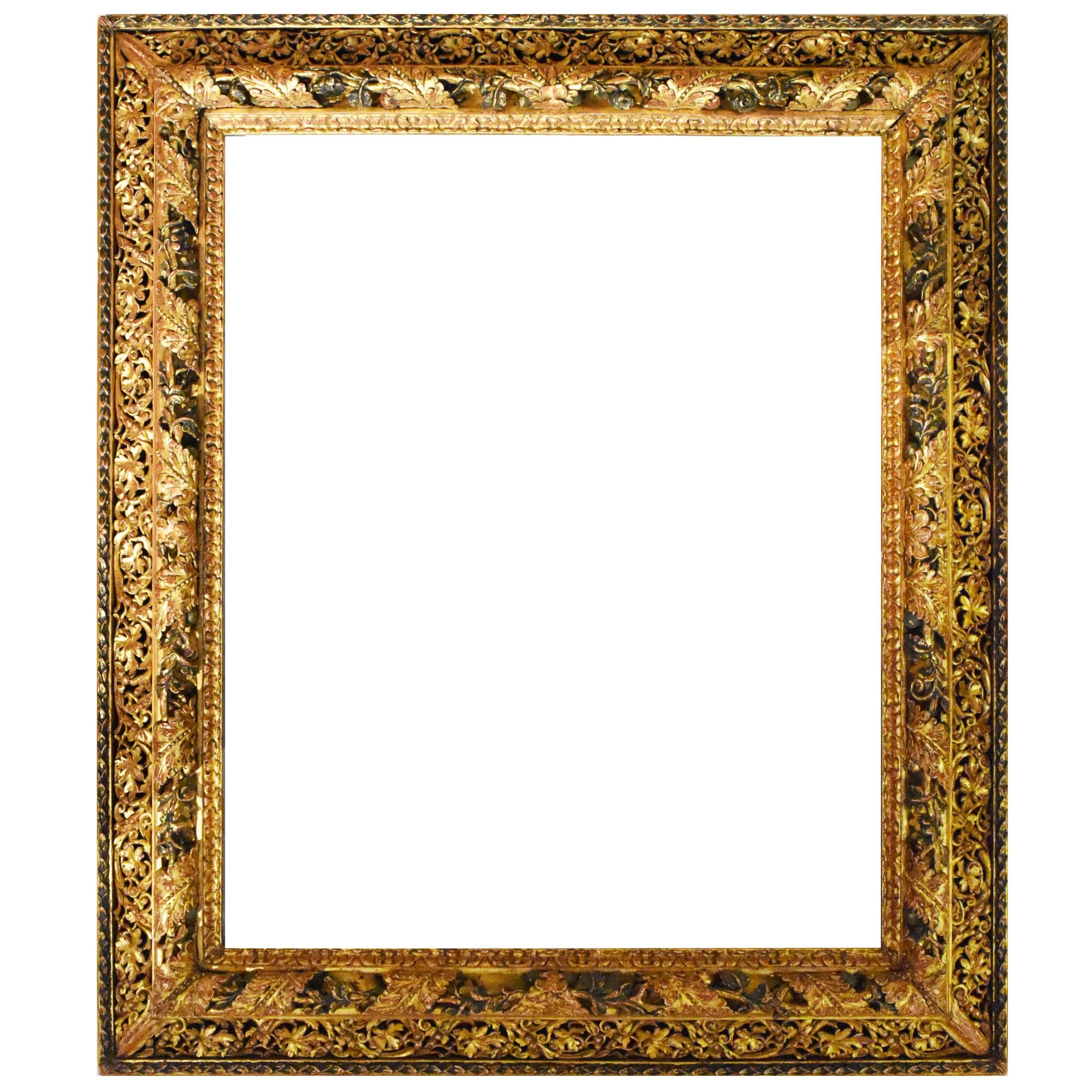 Early 19th Century Spanish Gold Gilded and Green Frame at 1stDibs ...