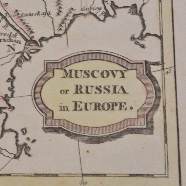 1806 Brightly and Kinnersley Map of Euro Russia For Sale at 1stDibs