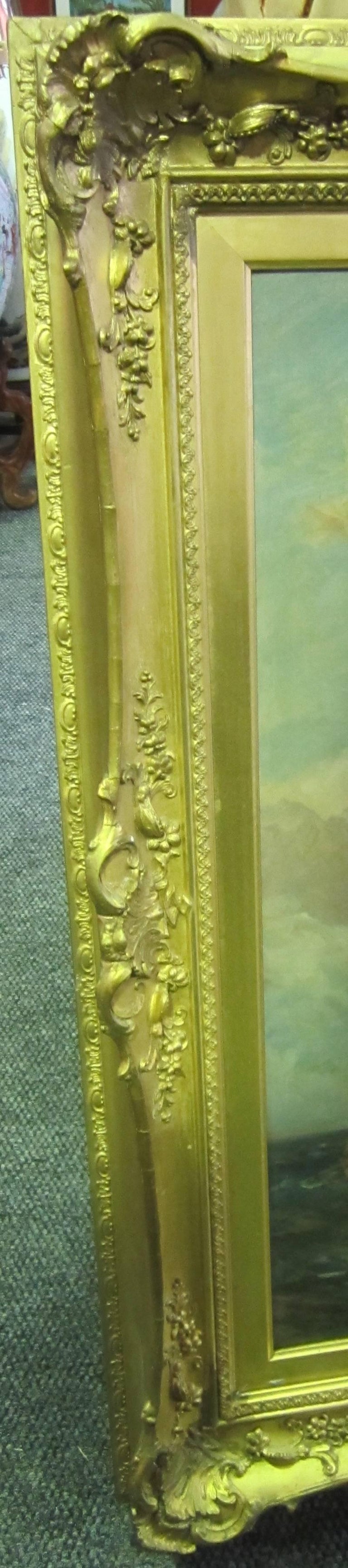 English Naval Battle, Oil Painting by Bernard Gribble at 1stDibs